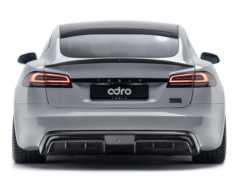 ADRO Carbon Fiber Rear Diffuser for Tesla Model S 2021+ – EVANNEX ...