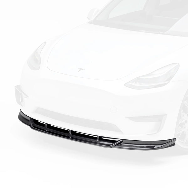 Vorsteiner Aero Front Spoiler Carbon Fiber PP 2x2 Glossy for Tesla Mod ...