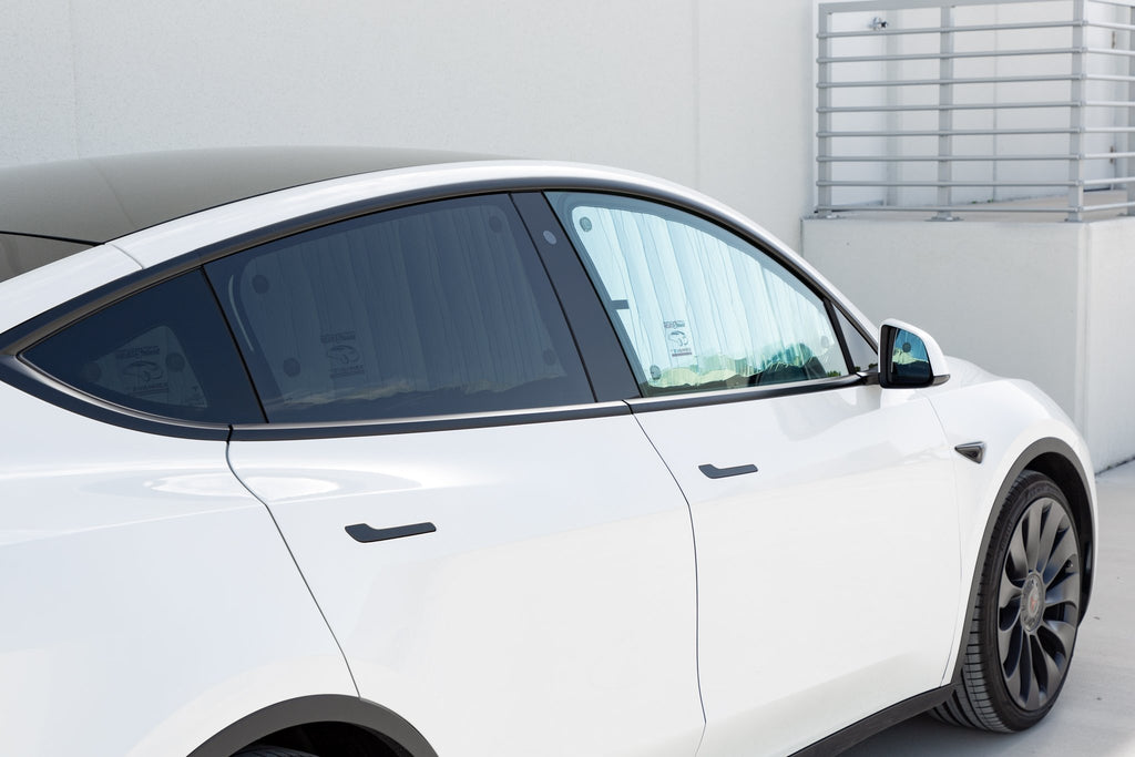 Tesla Sunshade for Model Y - Windshield Shade, Sunroof, Panoramic Sun ...